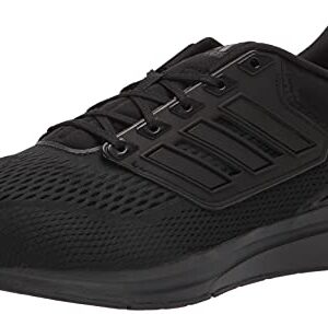 adidas Men's EQ21 Trail Running Shoe, Black/Black/Black, 12