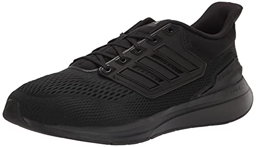 adidas Men's EQ21 Trail Running Shoe, Black/Black/Black, 12