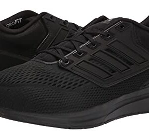 adidas Men's EQ21 Trail Running Shoe, Black/Black/Black, 12