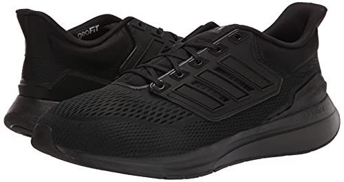 adidas Men's EQ21 Trail Running Shoe, Black/Black/Black, 12