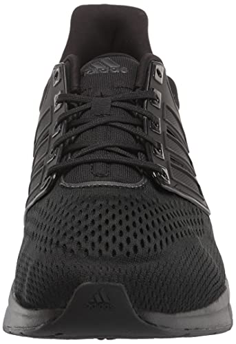 adidas Men's EQ21 Trail Running Shoe, Black/Black/Black, 12