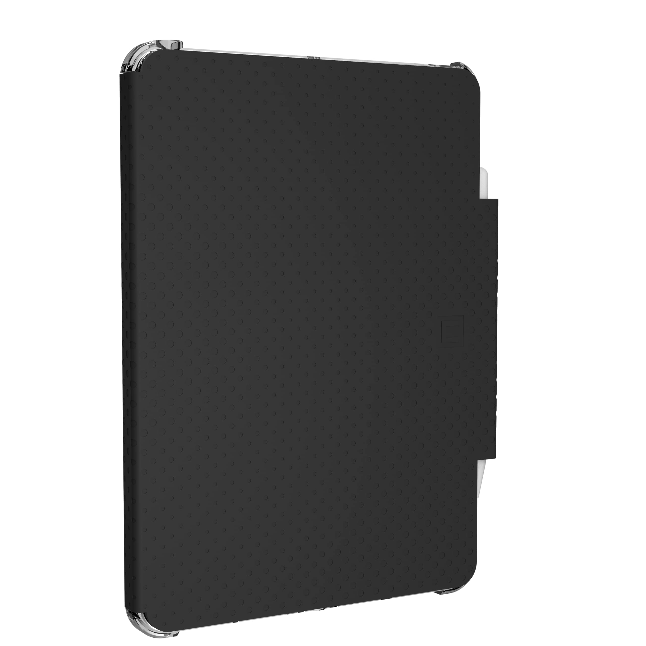 [U] by UAG Designed for iPad 10.2 Case Black/Ice 9th Generation 2021, 8th Gen 2020, Lucent Lightweight Ultra-Slim Smart Folio Protective Cover with Auto/Sleep Wake & Pencil Holder