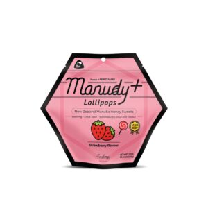 manuka strawberry pops - 12 ct