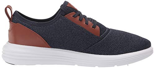 Cole Haan mens Grandsport Journey Knit Sneaker, Navy Ink/Woodbury/Optic White, 11 US