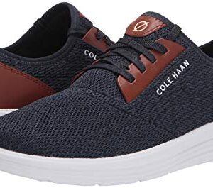 Cole Haan mens Grandsport Journey Knit Sneaker, Navy Ink/Woodbury/Optic White, 11 US