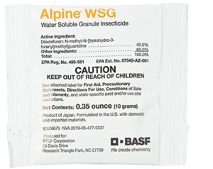 basf 59020846 alpine wsg 120 x 0.35oz insecticide, white