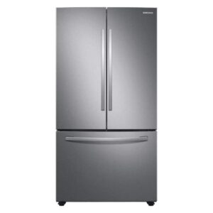 samsung rf28t5001sr 28 cu. ft. large capacity 3-door french door refrigerator in stainless steel