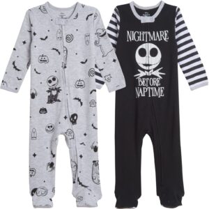 disney nightmare before christmas newborn baby boys footed coverall newborn