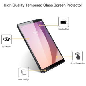 [2 Pack] ProCase Screen Protector for Lenovo Tab M8 4th Gen/ M8 3rd Gen/ M8 HD 2nd Gen/ M8 FHD, Tempered Glass Screen Film Guard for Lenovo Tab M8