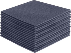 fabricla acrylic felt sheets for crafts - soft precut 6" x 6" inches (15cm x 15cm) felt squares - use felt fabric craft sheets for diy, hobby, costume, and decoration - heather grey, 36 pieces