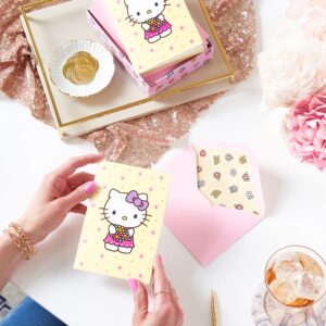 Papyrus Blank Cards with Envelopes, Hello Kitty (12-Count)