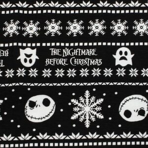 Disney Nightmare Before Christmas Lounge pants Jack Skellington Mens Pyjama Bottoms X-Large Black