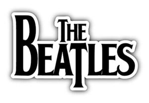 the beatles slogan - sticker graphic - auto, wall, laptop, cell, truck sticker for windows, cars, trucks