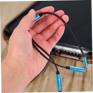 Audio Adapter Cable Splitter Cable for Earphones Earphone Splitter Y Splitter Cable Headset Splitter Headphone Mic y Adapter Cable Splitter Cable for Headphones Audio Splitter