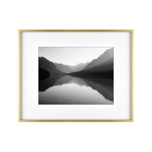 mcs master & co. foundry metal gallery wall frame, brass, 16 x 20 in matted to 11 x 14 in