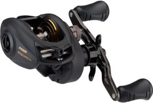 penn squall low profile reel black smoke 9.3 oz