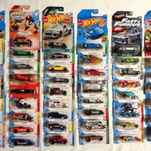 Assortment lot of 50 Different Hotwheels diecast Cars and Trucks