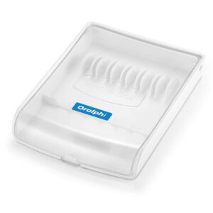 Storage Case for Waterpik Replacement Tips, No Tips Included White