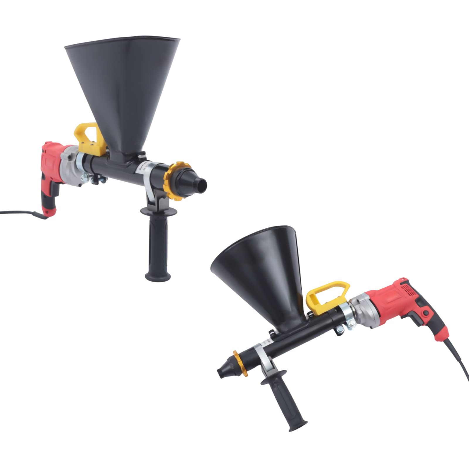 700W Electric Mortar Grout Tuck Pointing Gun Sprayer Stone Cement Caulking Pointing Brick Tile Grouting Mortar Applicator with Oiler and 2 Nozzle Replacements