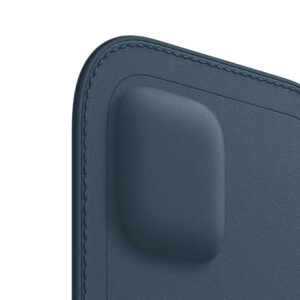 Apple iPhone 12 Pro Max Leather Sleeve with MagSafe - Baltic Blue