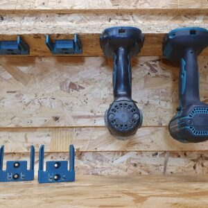 StealthMounts Locking Makita Tool Holder 4 Pack of Makita Tool Mount | Makita Tool Storage | Makita 18V Tool Holder | Makita Drill Holder | 18V Makita Tool Mount | Makita Tool Clip | Made in UK