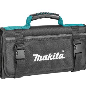 Makita E-15506 Wrap with Handle & Front Pocket E-05533 Blue Tool Roll Strap System, Black