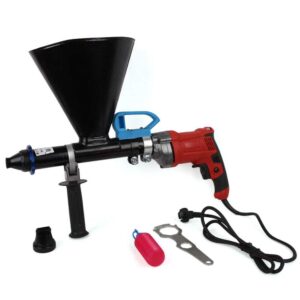 Gdrasuya10 700W Mortar Grout Electric Gun, Brick Pointing and Tile Grouting Cement Applicator Tool with 2 Nozzle