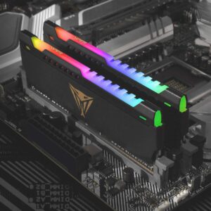 Patriot Viper Steel RGB DDR4 RAM 16GB (2X8GB) 3600MHz CL20 UDIMM Desktop Gaming Memory Kit - PVSR416G360C0K