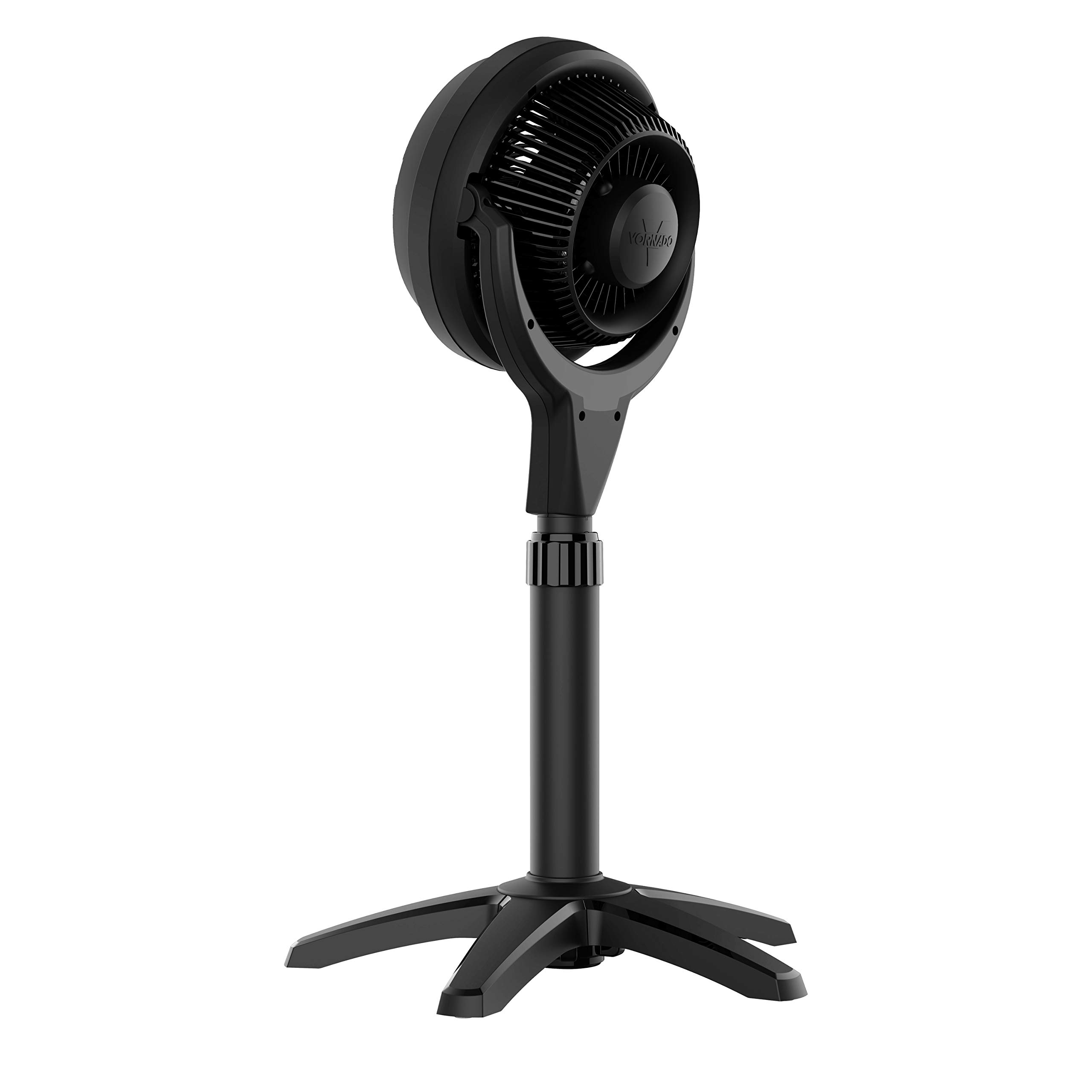 Vornado 602 Whole Room Air Circulator Pedestal Fan with 3 Speeds, Adjustable Height, Personal, Black