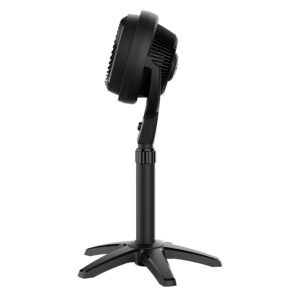 Vornado 602 Whole Room Air Circulator Pedestal Fan with 3 Speeds, Adjustable Height, Personal, Black