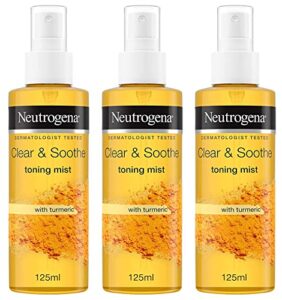 neutrogena clear and soothe toning mist, 4.2 ounce (pack of 3)