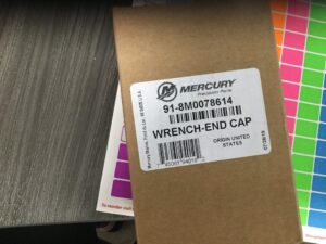 8m0078614 mercury outboard wrench end cap