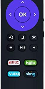 Universal Remote Compatible with Element ROKU TV with Netflix Hulu Vudu Sling