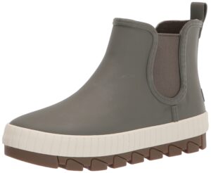 sperry women's torrent chelsea rain boot, olive, 6.5 m