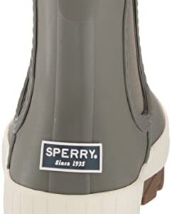 Sperry Women's Torrent Chelsea Rain Boot, Olive, 6.5 M