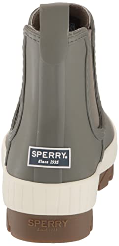 Sperry Women's Torrent Chelsea Rain Boot, Olive, 6.5 M