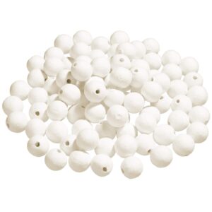 100 pieces cotton spun paper balls white natural spun cotton paper balls coloring paper balls for making paper flowers diy crafts decorations