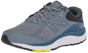 new balance men's m840lb5 running shoe, ocean grey/oxygen blue, 10 wide