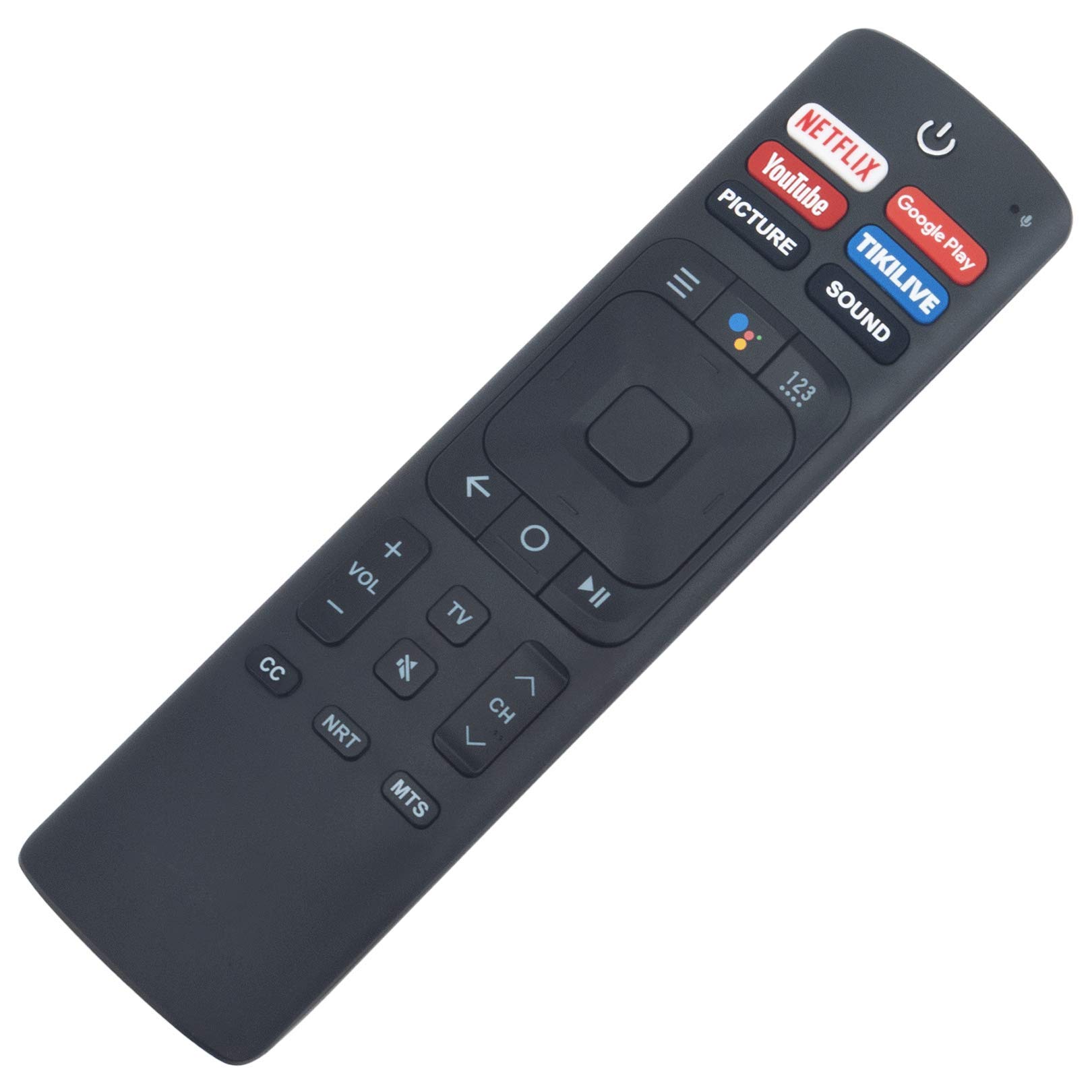 ERF3B69 Replacement Voice Remote Control fit for Hisense/Sharp 4k TV sub ERF3A69S ERF3B69S ERF3I69H W9HBRCB0006 LC-55N8003U LC-55Q7530U LC-58N7503U LC-65N8003U LC-75N8003U 55Q8070E LC-50N700