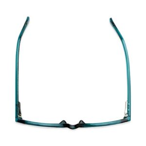 Sofia Vergara x Foster Grant Women's Alicia Reading Glasses Rectangular, Crystal Teal, 50 mm + 2.5