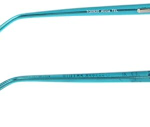 Sofia Vergara x Foster Grant Women's Alicia Reading Glasses Rectangular, Crystal Teal, 50 mm + 2.5