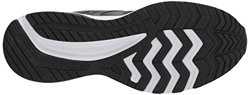 Saucony Men's Cohesion 14 Road Running Shoe, Charcoal/Flame, 11