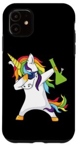 iphone 11 weed unicorn kush 420 thc cbd blunt joint bong vape stoner case