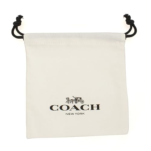 Coach Women's Signature Quilted Huggie Earrings