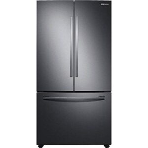 samsung rf28t5001sg 28 cu. ft. large capacity 3-door french door refrigerator in black stainless steel