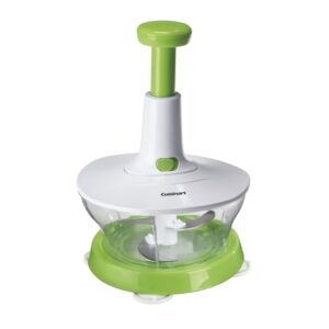 cuisinart prepexpress plus manual food processor, green/white, 8.12"(l) x 8.25"(w) x 8.5"(h)