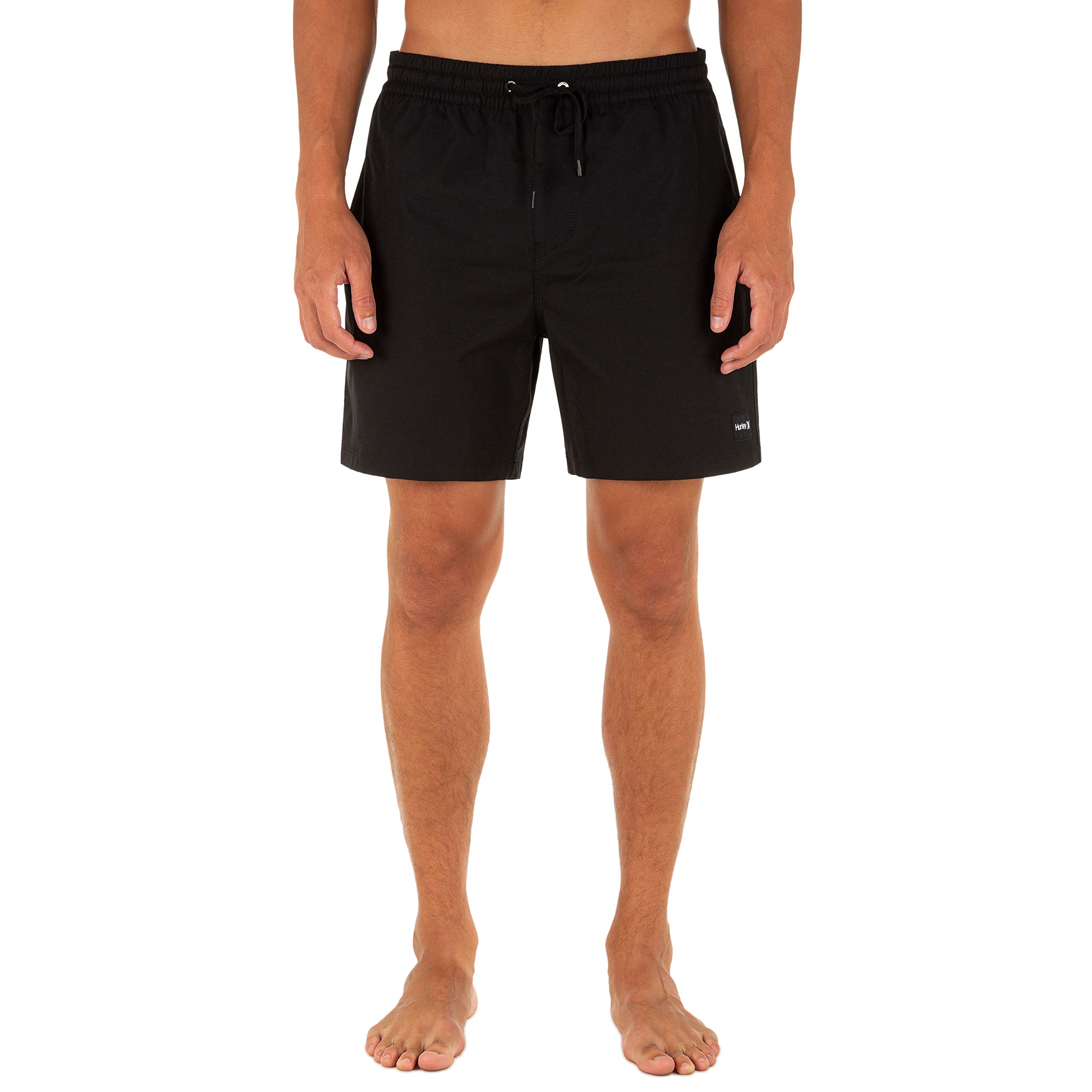 Hurley Men's One and Only 17" Volley Board Shorts, Black, X-Large