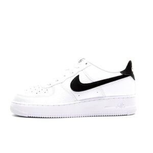 nike boy's air force 1 (big kid) white/black 6 big kid m