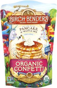 birch benders organic confetti pancake & waffle mix, 14 oz