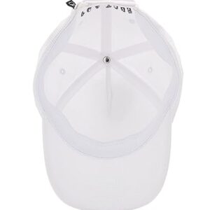 PGA TOUR Men's Standard Mesh Golf Hat, Bright White, One Size